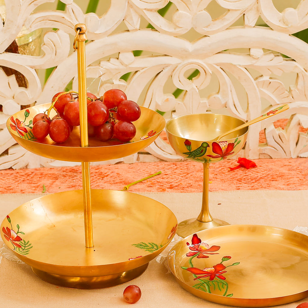 Buy Kansa & Brass Dessert Sets Online - IHCo