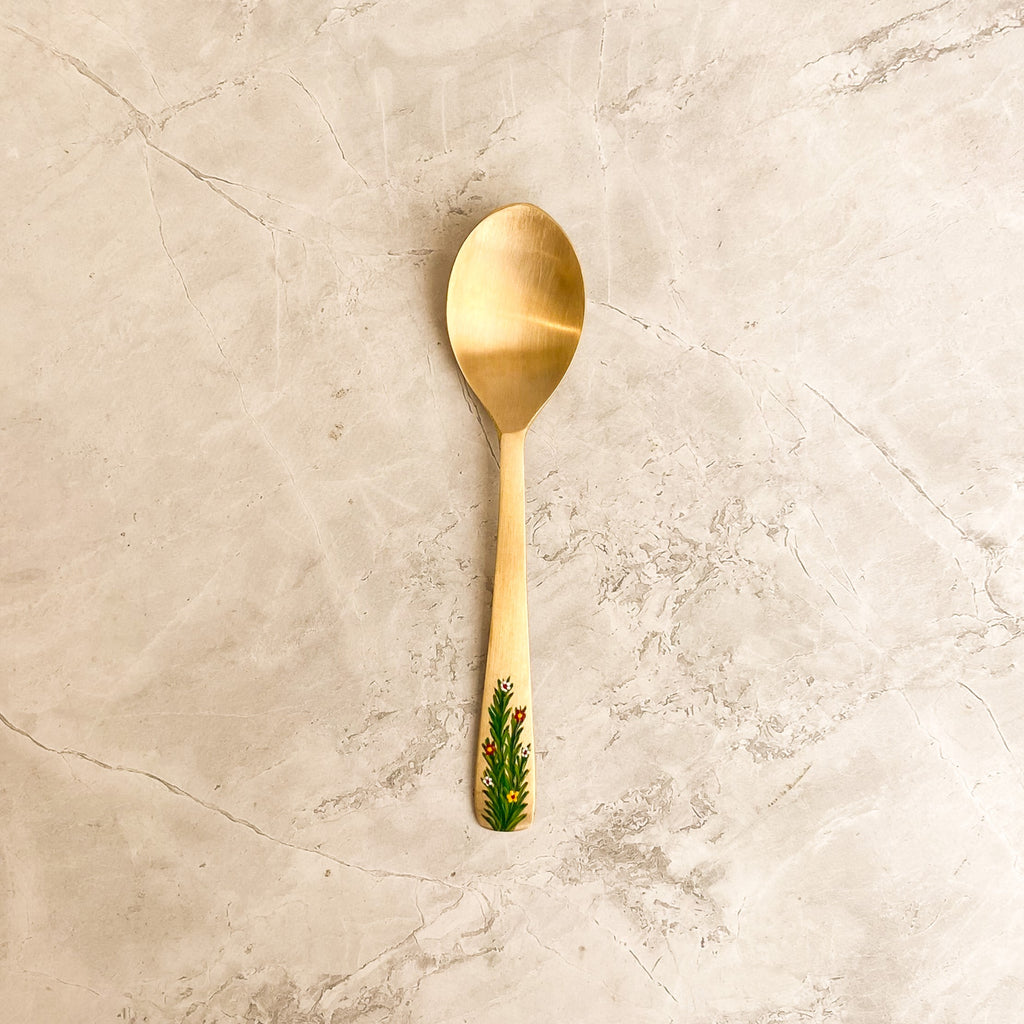 Buy Shikargah Brass Dessert Spoon Online