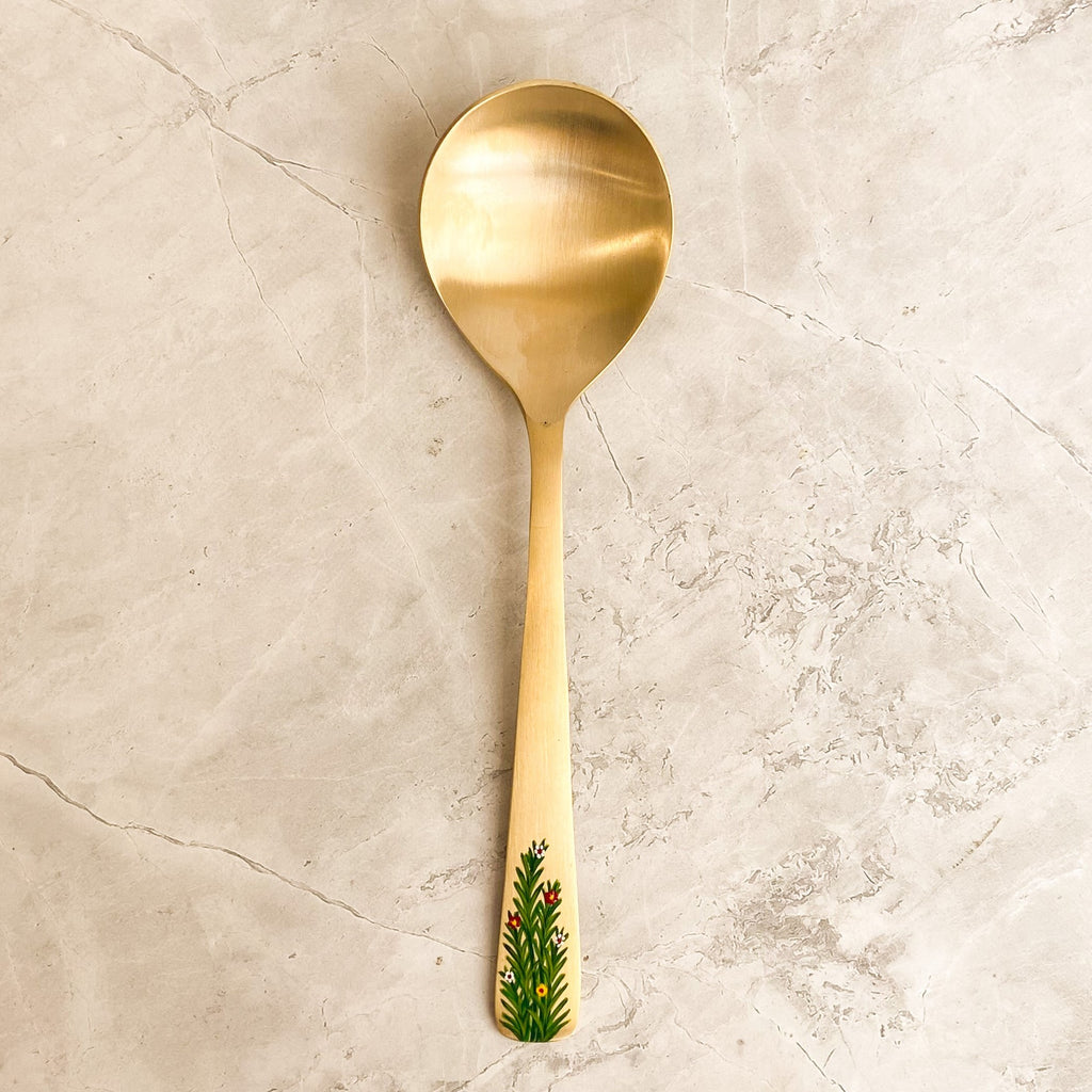 Buy Shikargah Brass Serving Spoon Online