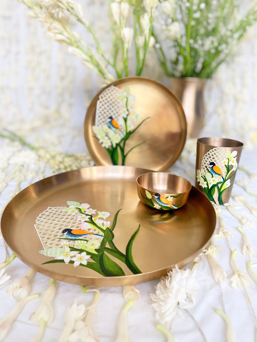 Bespoke Kansa Dinner Sets Online - IHCo – Indian Heirloom Company