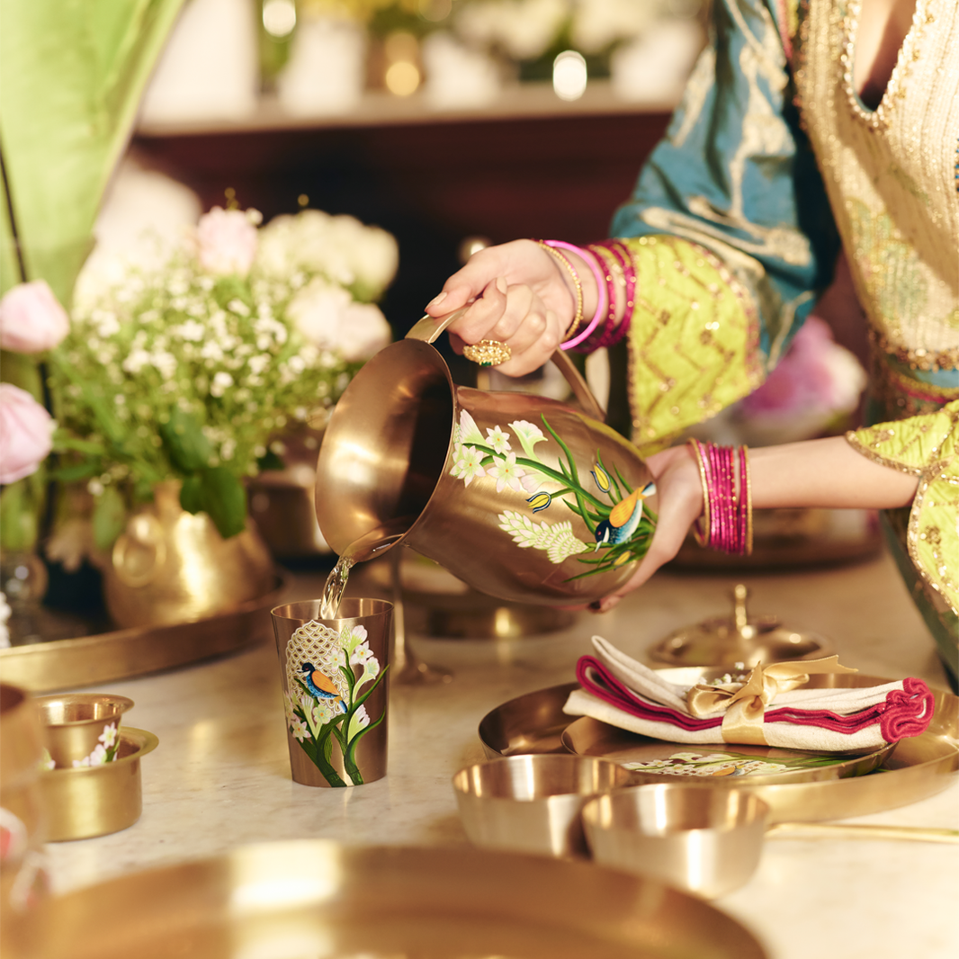 Bespoke Kansa Dinner Sets Online - IHCo – Indian Heirloom Company